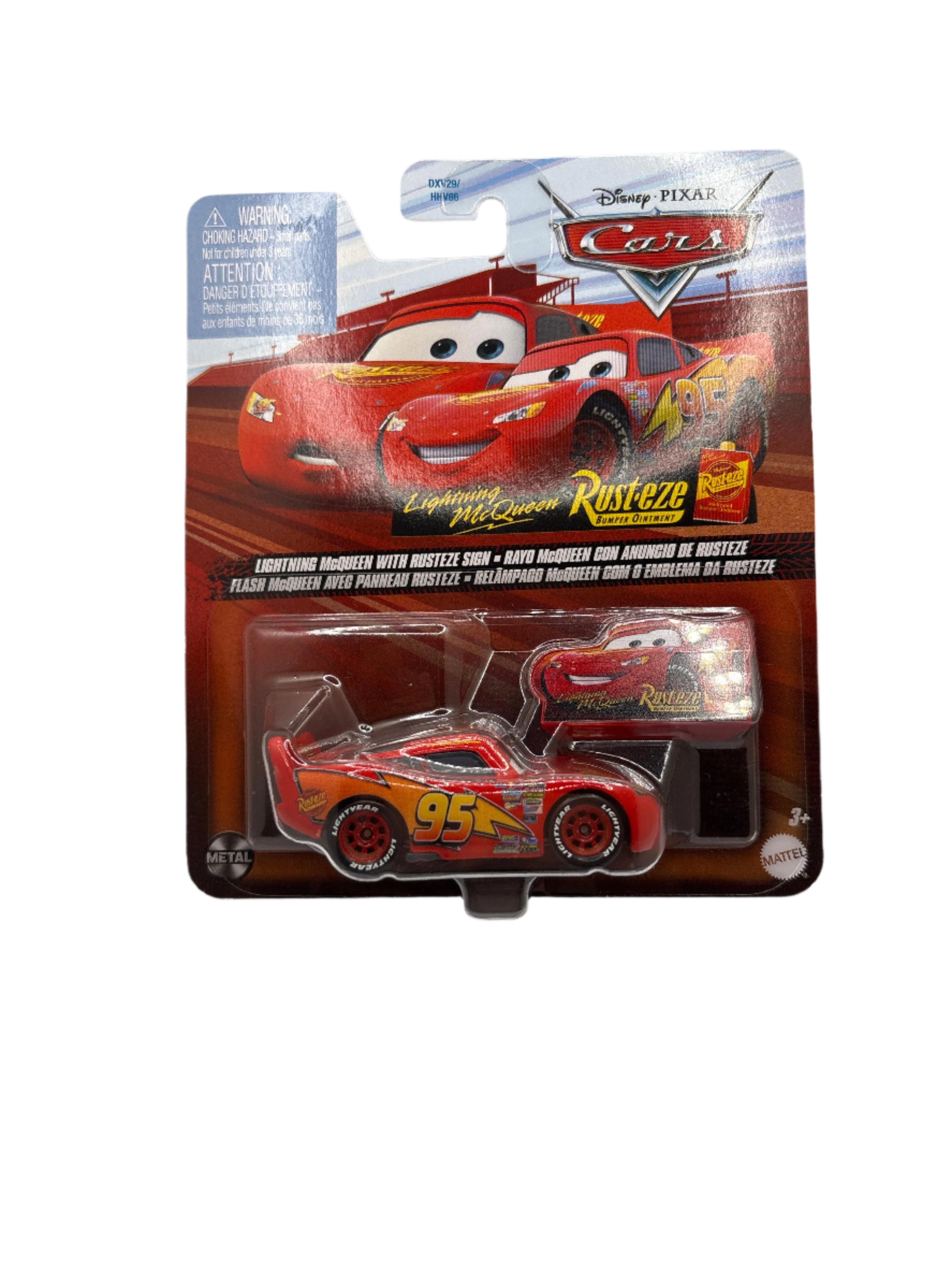 Disney Pixar Cars Lightning McQueen With Rusteze Sign Diecast – S and E ...