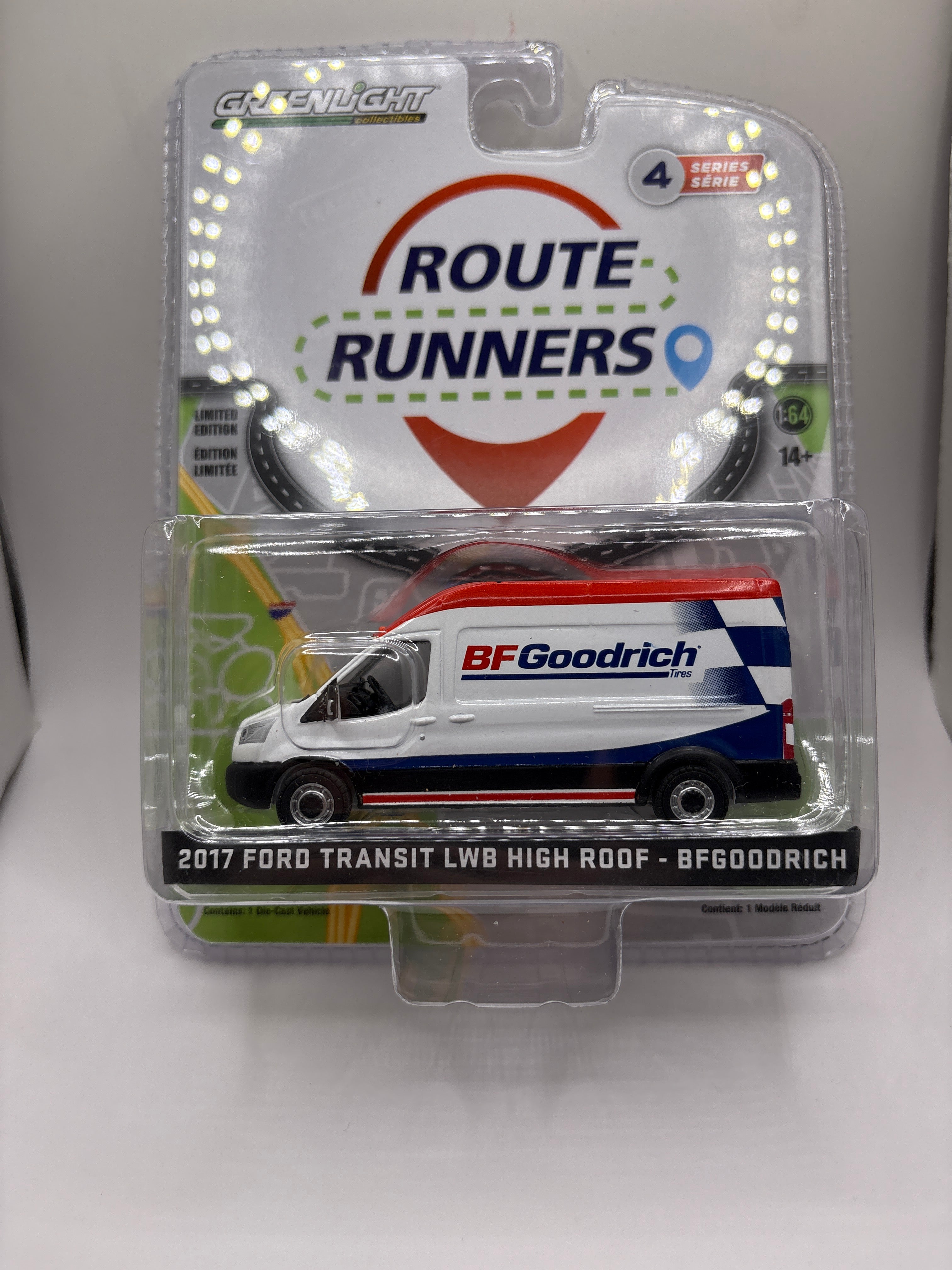 Greenlight 2017 Ford Transit LWB High Roof-BFGoodrich Diecast – S and E ...