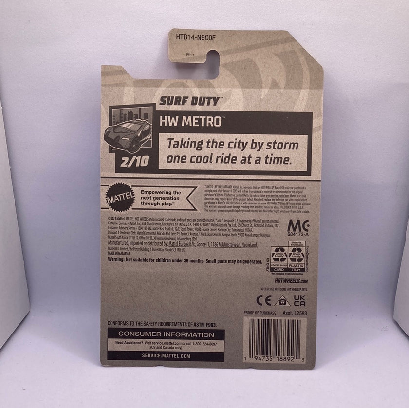 Hot Wheels Surf Duty Diecast | S and E Hobbies and Collectables