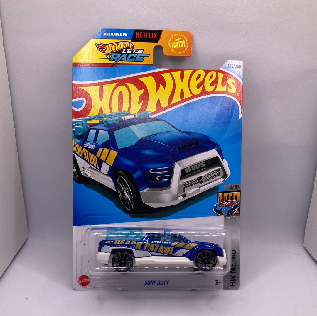 Hot Wheels Surf Duty Diecast | S and E Hobbies and Collectables