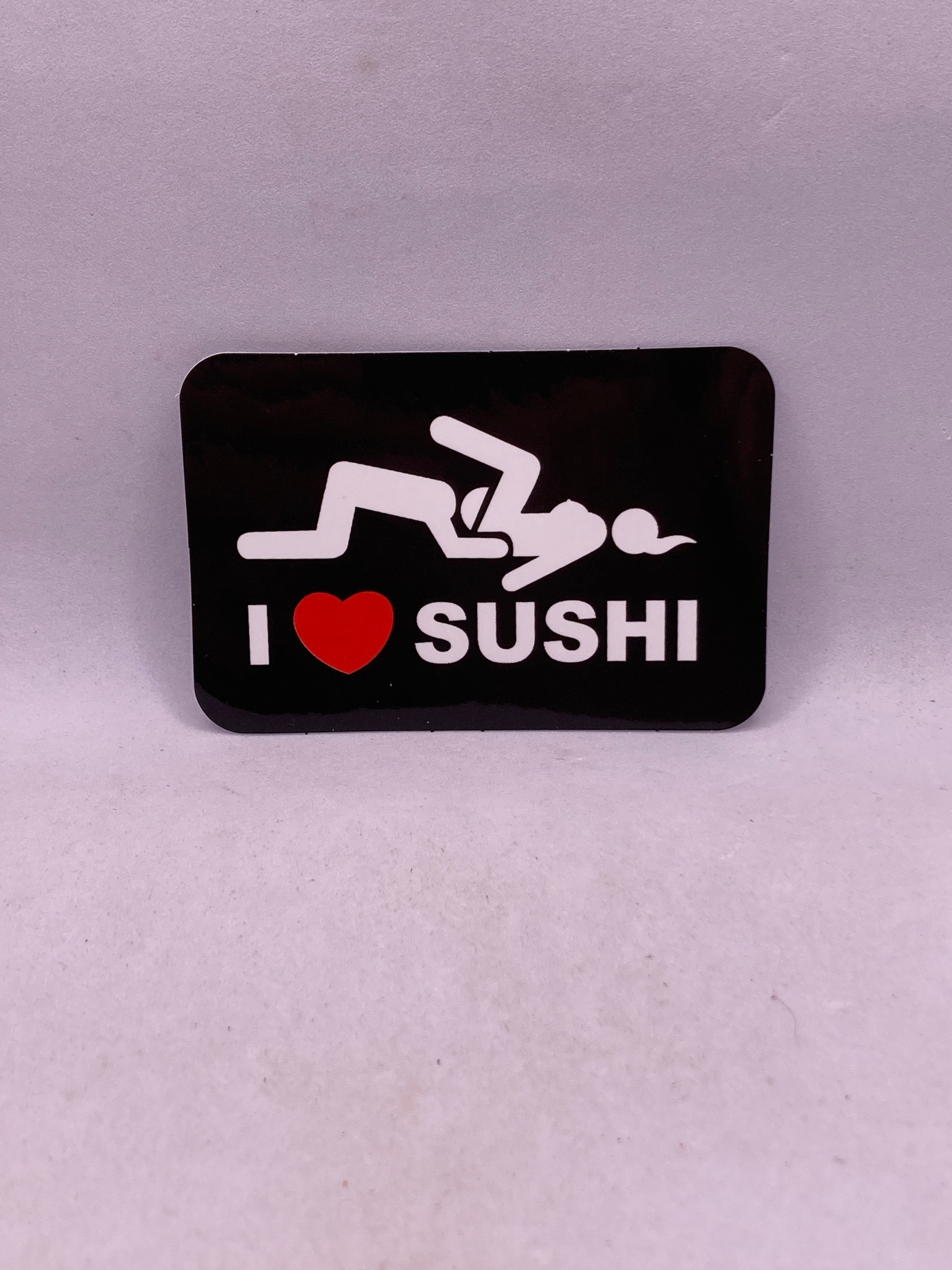 I Love Sushi Sticker – S and E Hobbies and Collectables