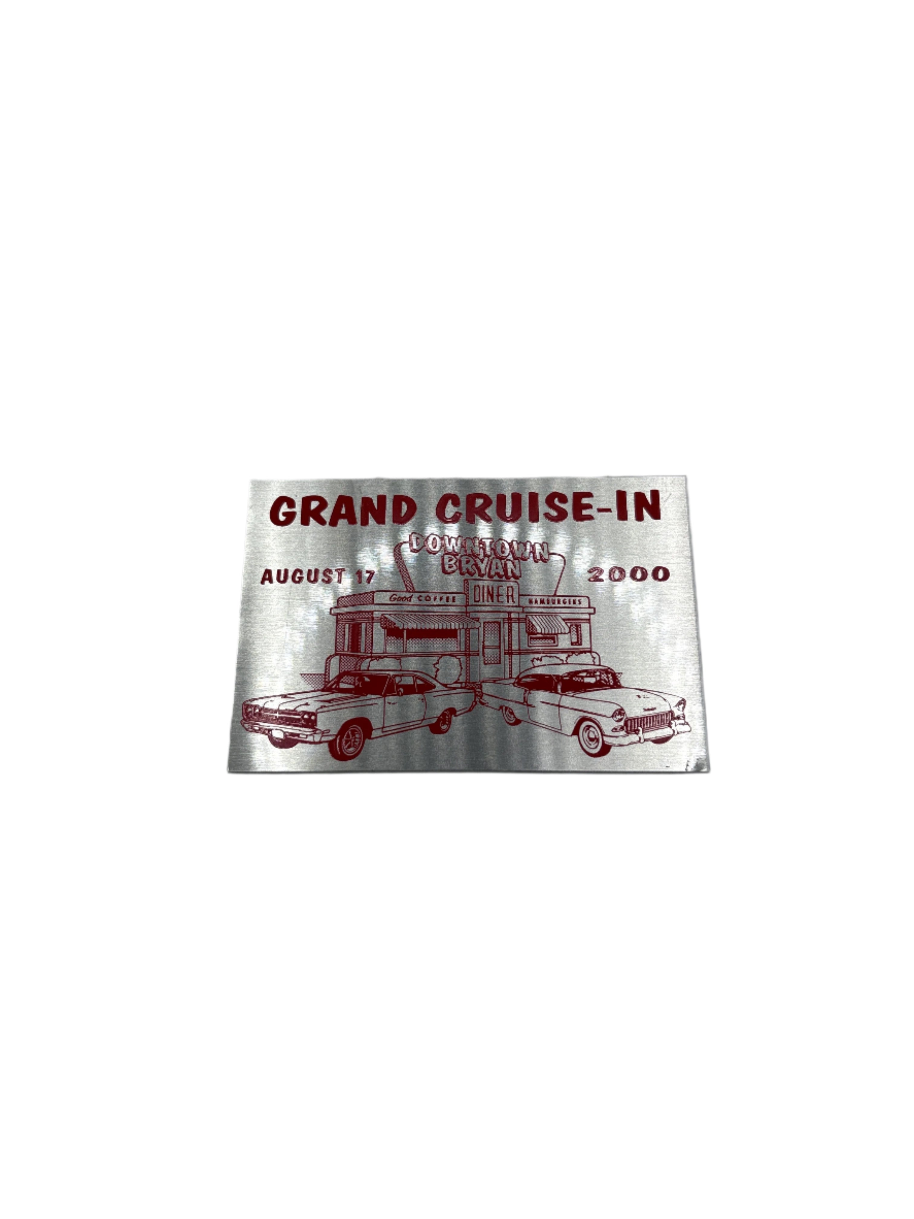 Downtown Bryan Grand Cruise-In Metal Sign | S and E Hobbies and ...