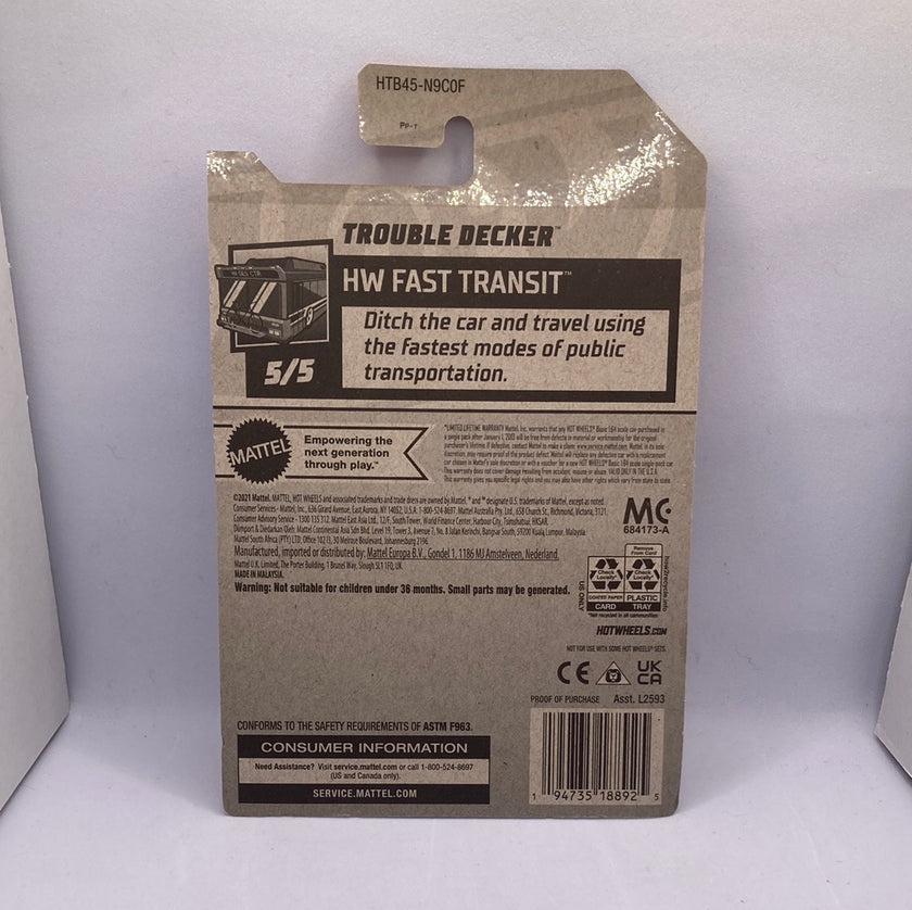 Hot Wheels Trouble Decker Diecast | S and E Hobbies and Collectables