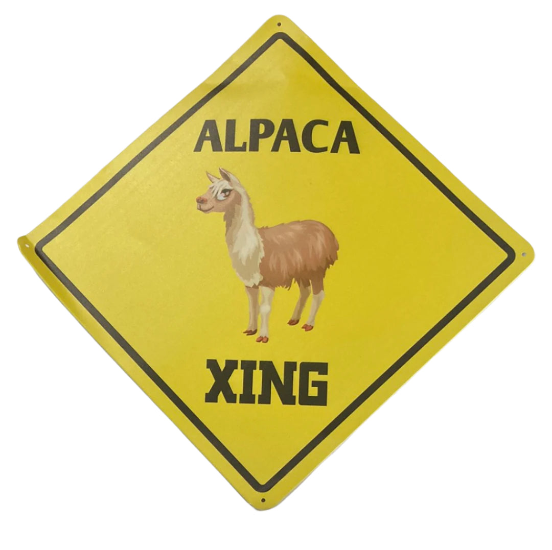 Alpaca Xing Sign | S and E Hobbies and Collectables